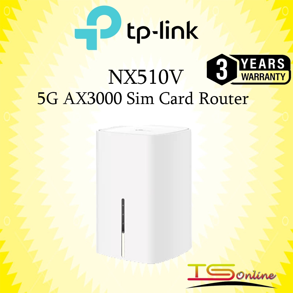 TP-LINK NX510V 5G AX3000 Wi-Fi6 Telephony SIM Card Router | Shopee Malaysia