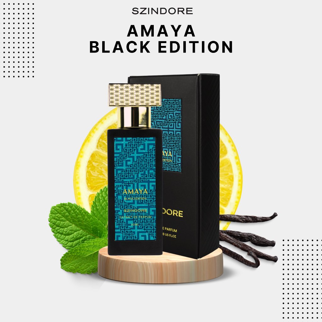 SZINDORE AMAYA BLACK EDITION PERFUME FOR MEN | Shopee Malaysia