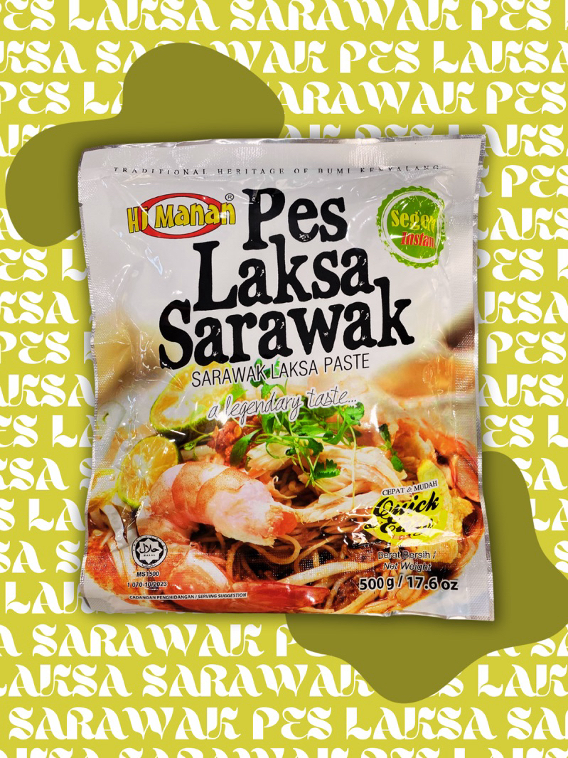 Perencah Laksa Sarawak Cap Haji Manan 500g | Shopee Malaysia