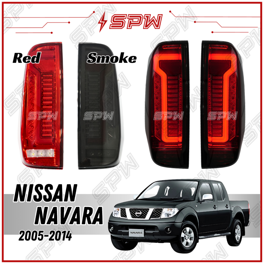 Nissan Navara D40 Frontier 2005-2014 LED Tail Lamp Tail Light Taillamp ...