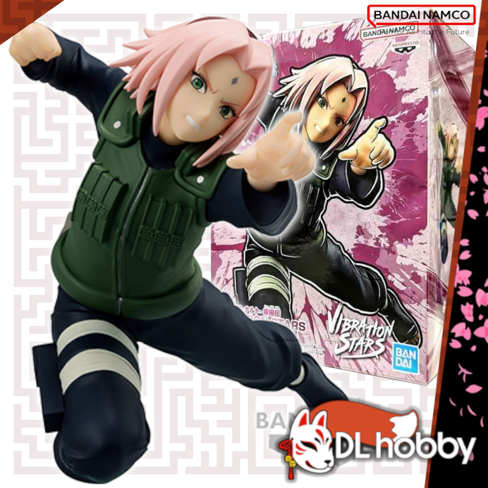 Banpresto Naruto Shippuden Vibration Stars+ Haruno Sakura 2 Sakura Variation 2 Bandai Namco ...
