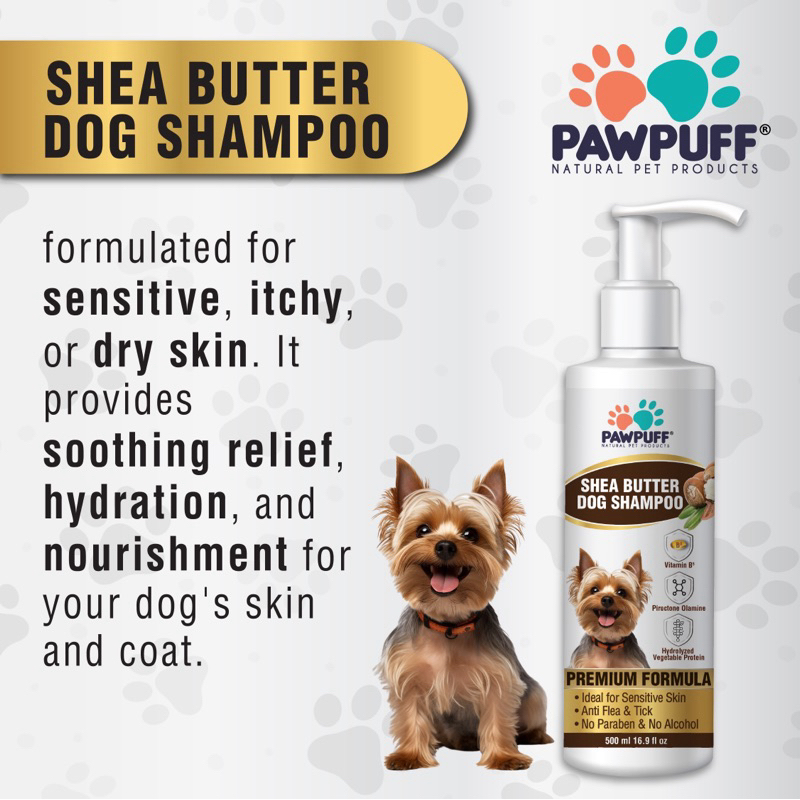 PAW PUFF SHEA BUTTER DOG SHAMPOO 500ML | Shopee Malaysia