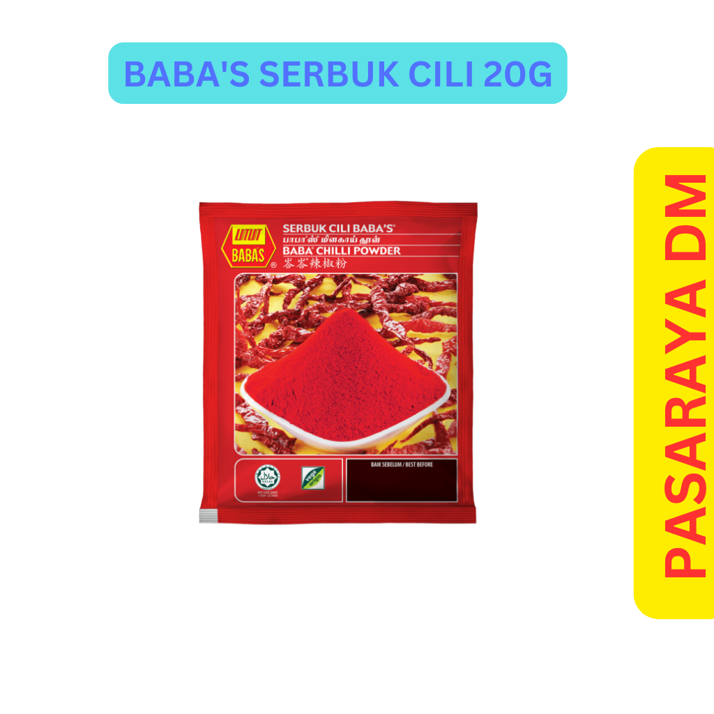 Baba's Serbuk Cili 25G ( BABA'S CHILLI POWDER 25G) | Shopee Malaysia