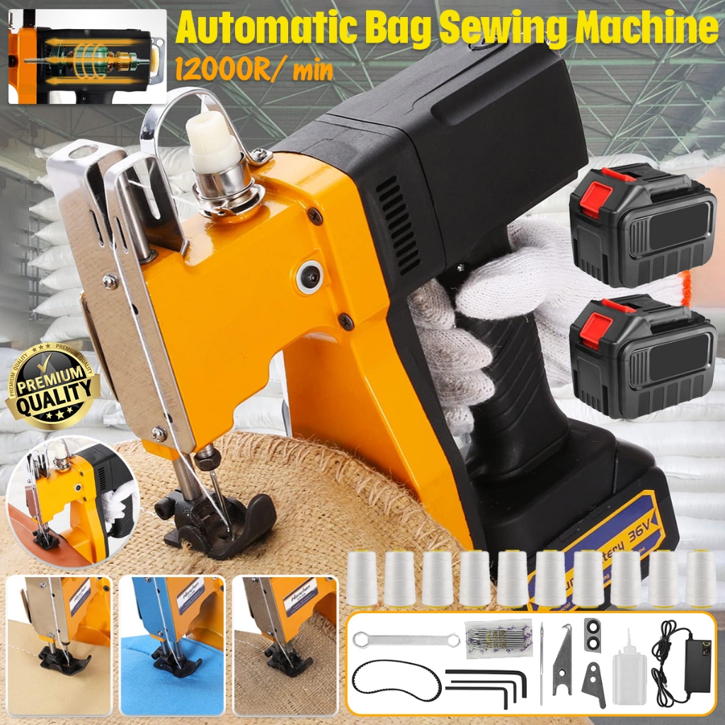 Portable Bag Sewing Machine Cordless Gunny Bag Woven Bag Sewing Sealing ...