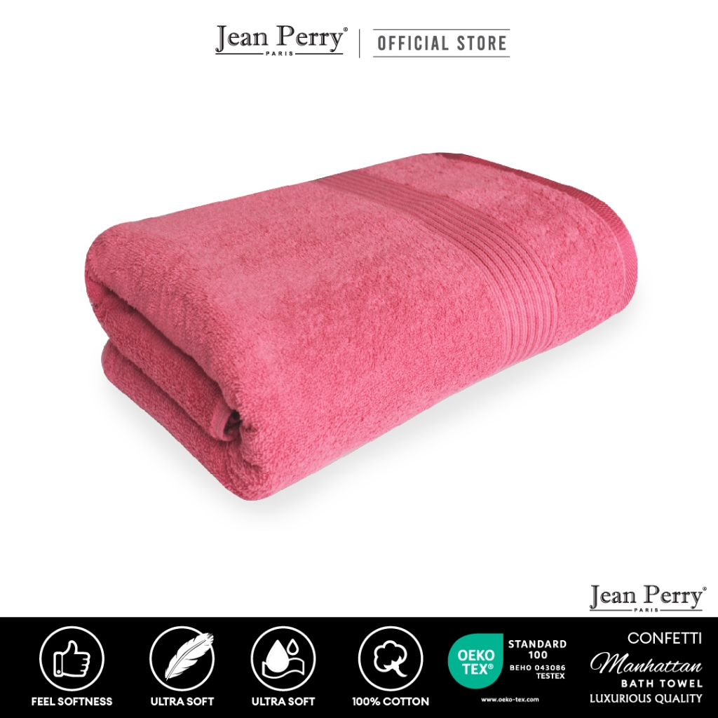 Jean Perry Manhattan Bath Towel [B3] 27 inches x 54 inches | Shopee ...