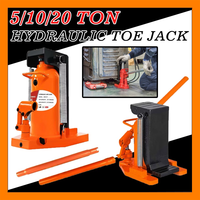 5 TON / 10 TON / 20 TON HYDRAULIC TOE JACK 5TON/10TON/20TON | Shopee ...