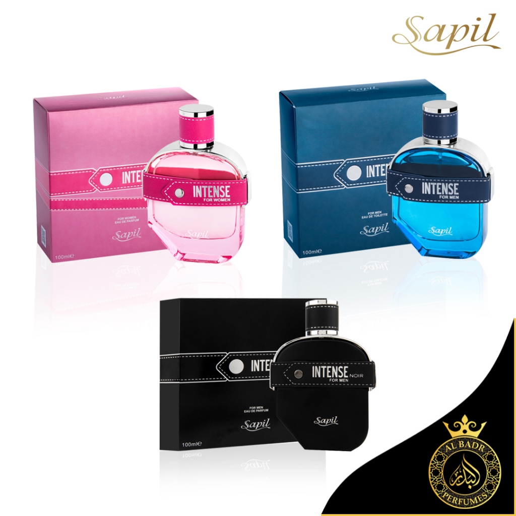 Intense Men / Intense Women / Intense Noir EDP Perfume 100ml by Sapil ...