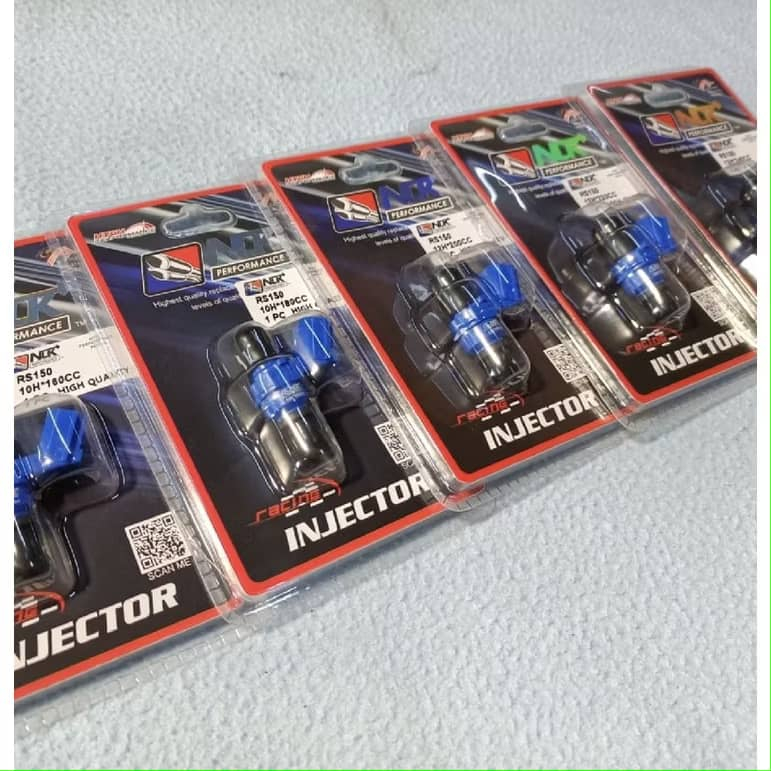 NLK PERFORMANCE RACING FUEL INJECTOR Y15ZRV2 RS150 10HOLE 160CC 180CC ...