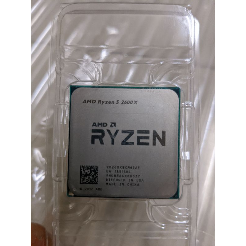 Used Ryzen 5 2600X 3.6Ghz 6 Cores and 12 Threads(ReadyStock) | Shopee ...