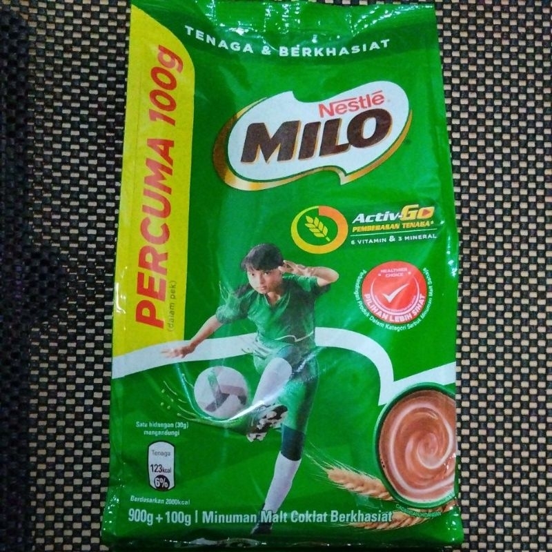 NESTLE MILO Activ-Go Powder 900g + 100g (Exp: 30/11/2025) | Shopee Malaysia