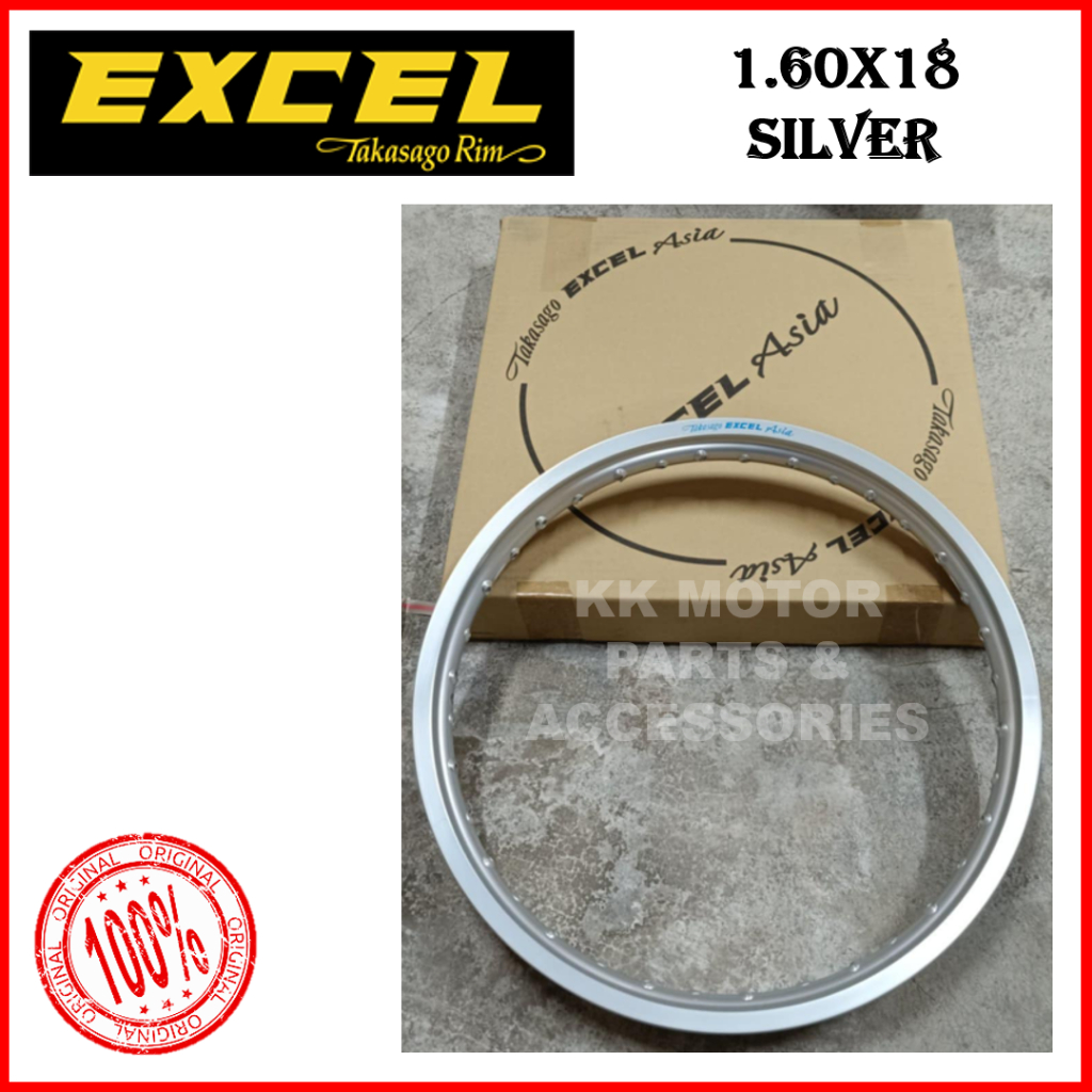 [100% ORIGINAL !!!] TAKASAGO EXCEL ASIA ALLOY RIM 1.60x18 160x18 160X18 ...