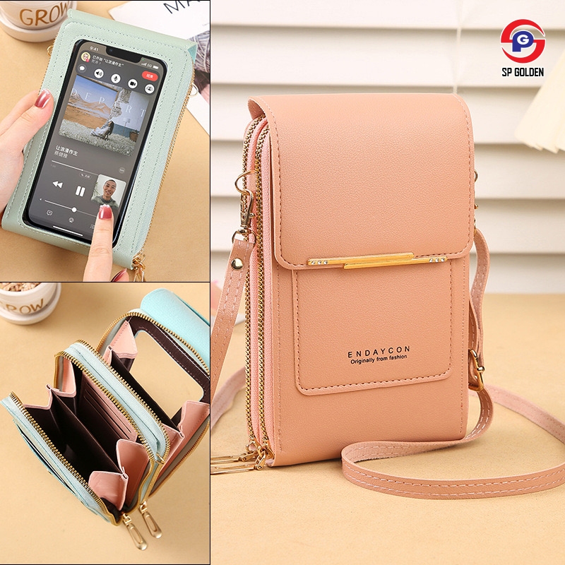 ENDAYCON Women Crossbody Bag Touch Screen Mobile Phone Bag Shoulder Bag ...