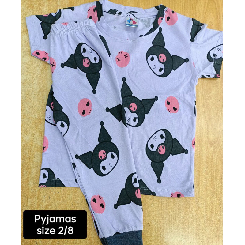 KUROMI PYJAMAS SET KIDS NEW | Shopee Malaysia