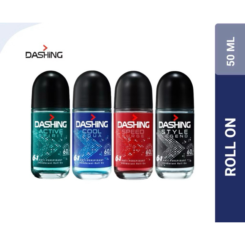 DASHING deodorant roll on 50ml [cool aqua / active speed / speed surge ...