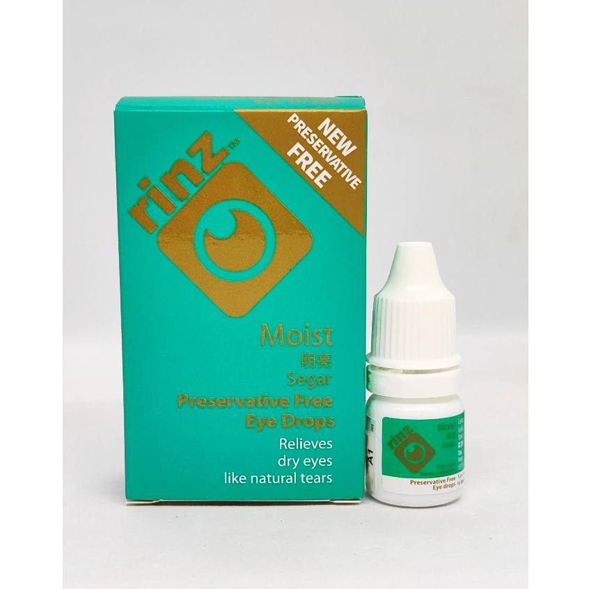 RINZ MOIST PRESENTIVE FREE EYE DROP 5ML | Shopee Malaysia