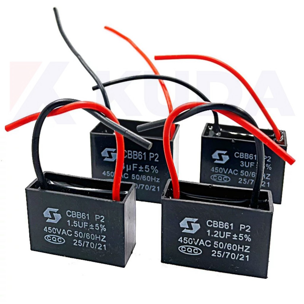 CBB61 Fan Capacitor 0.8uf 1uf 1.2uf 1.5uf 1.8UF 2uf 2.5uf 3uf 3.5uf 4uf ...