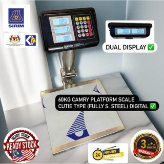 CAMRY-60kg Stainless Steel High Precision Digital Electronic Weight ...