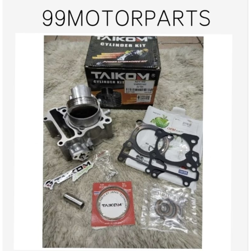 TAIKOM HONDA ADV160/VARIO160/PCX160 CYLINDER BLOCK KIT SET BLOK STD ...