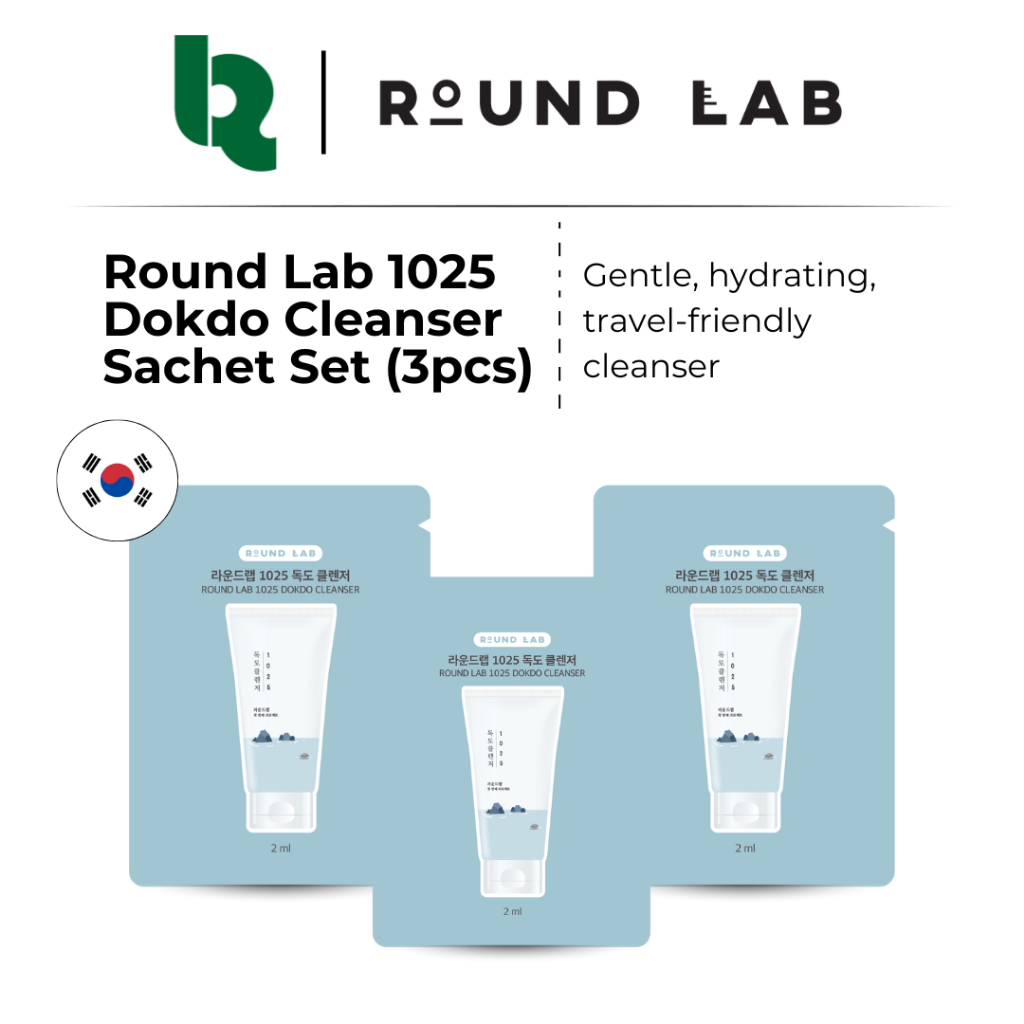 Round Lab 1025 Dokdo Cleanser Sachet Set (3pcs) – A Refreshing Skincare ...