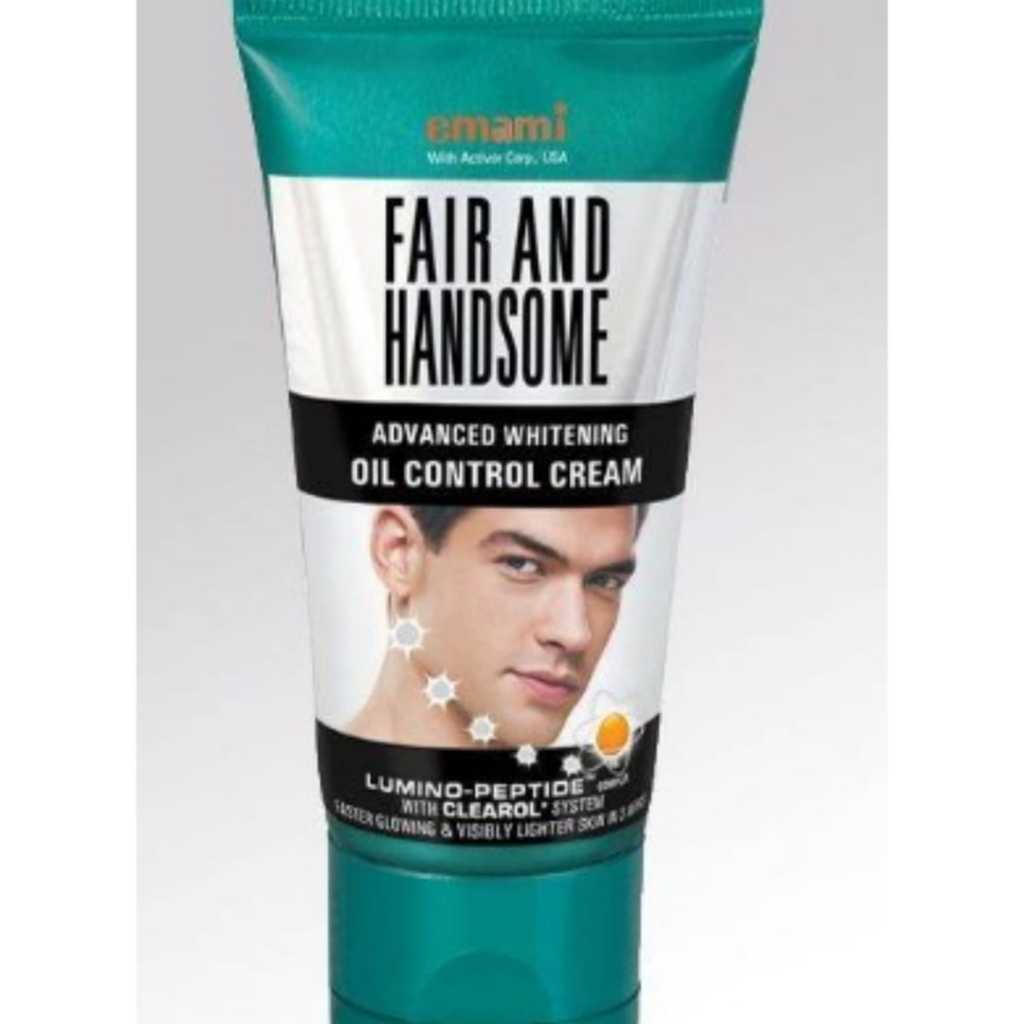 EMAMI FAIR AND HANDSOME ADVANCED WHITENING OIL CONTROL CREAM 25G & 50G SALE | Shopee Malaysia