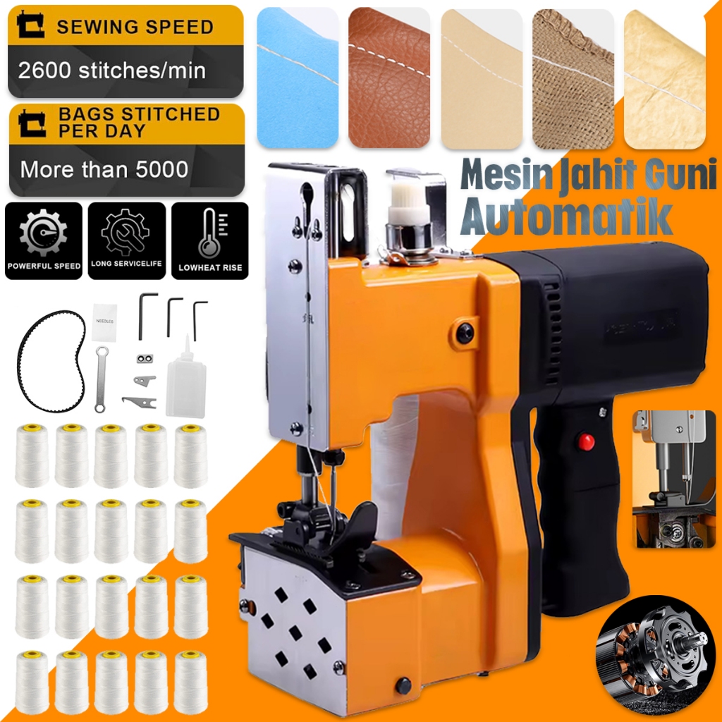 Portable Electric Bag Sewing Machine Mesin Jahit Guni Bag Woven Paper ...