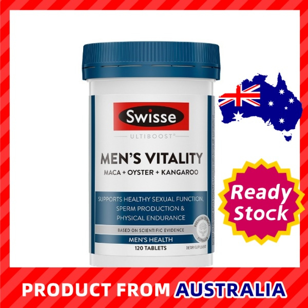 Swisse Ultiboost Men's Vitality (Maca + Oyster + Kangaroo) 120 Tablets | Shopee Malaysia