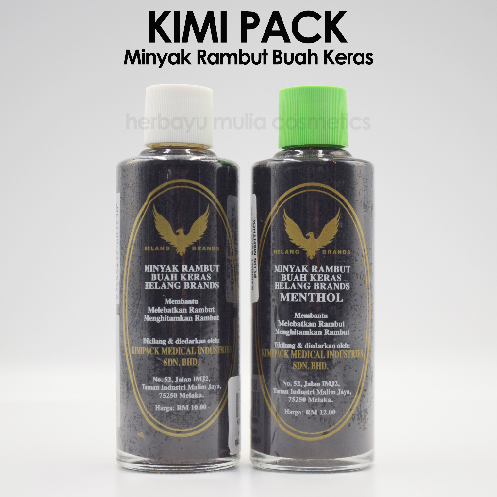 KIMI PACK MINYAK RAMBUT BUAH KERAS | Shopee Malaysia