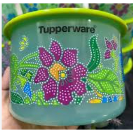 [1PC - READY STOCK] Tupperware Batik One Touch Collection / Topper ...