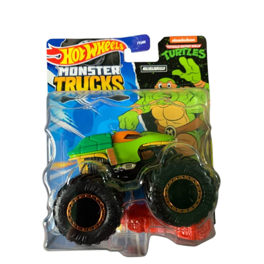 HOT WHEELS MONSTER TRUCK TEENAGE MUTANT NINJA TURTLE TMNT MICHELANGELO ...