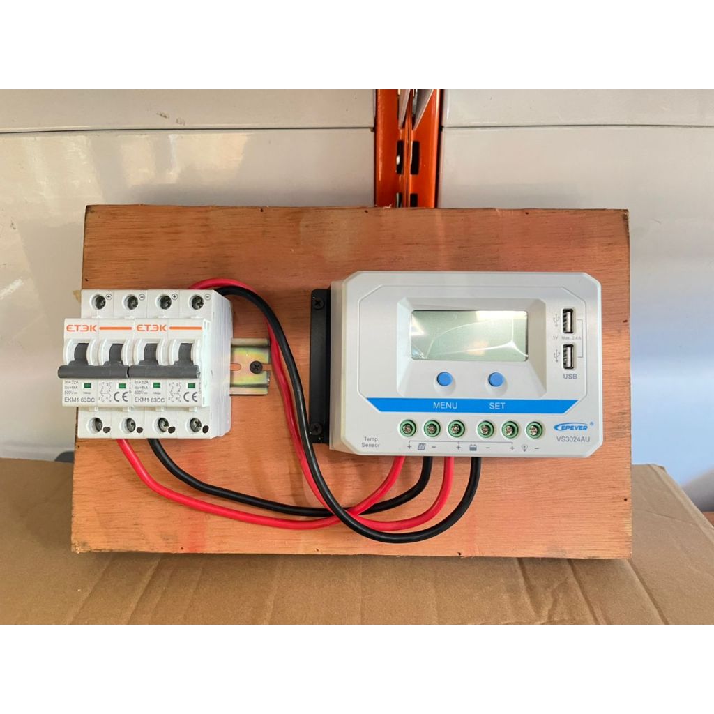 DB BOARD FOR CHARGE CONTROLLER SET WITH MC BREAKER | Shopee Malaysia