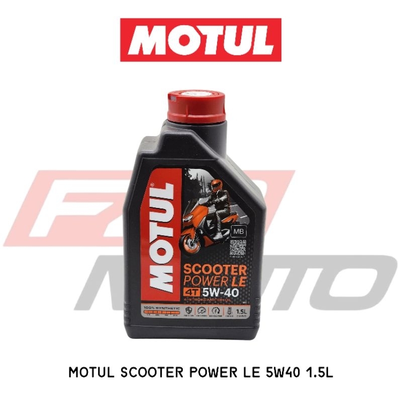 MOTUL SCOOTER POWER LE 5W40 1.5L FULLY SYSTHETIC | Shopee Malaysia