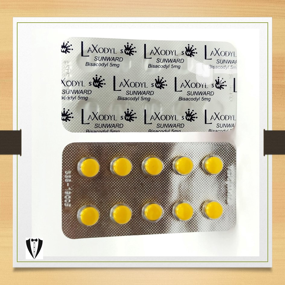 Laxodyl 5mg Sunward-(Bisacodyl 5mg )EXP:1/27-Relif constipation ...