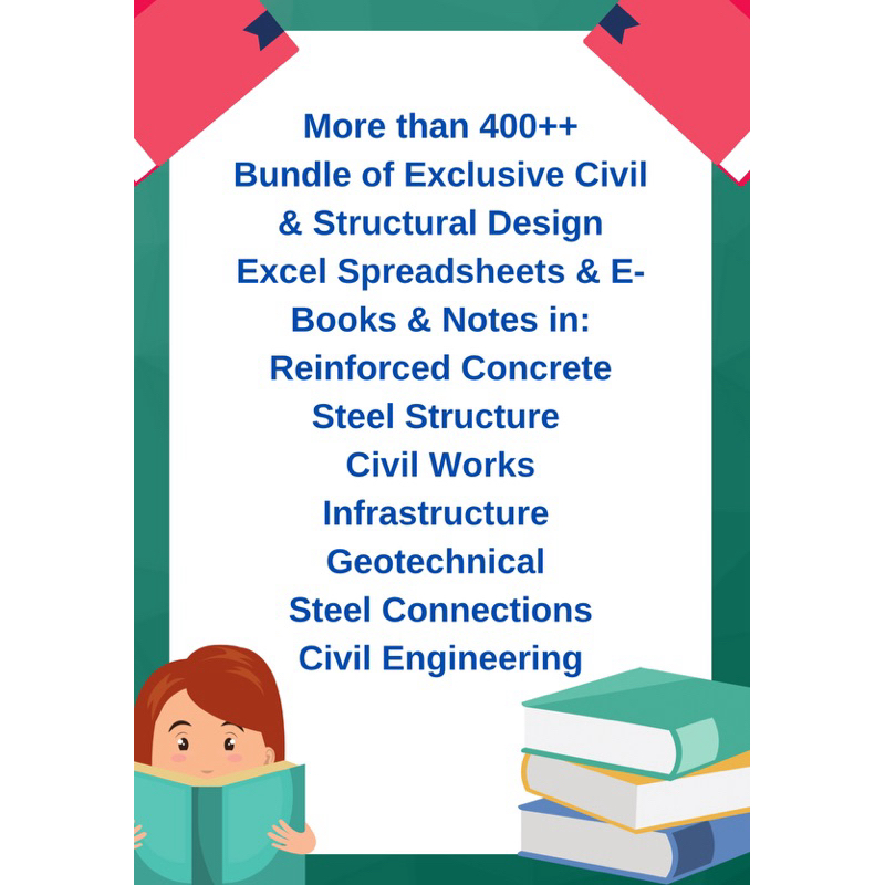 More than 400++ Bundle of Exclusive Civil & Structural Design Excel ...