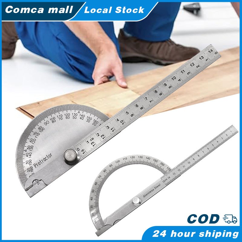 14cm/15cm 180 Degree Protractor / Stainless Steel Angle Ruler / Single ...