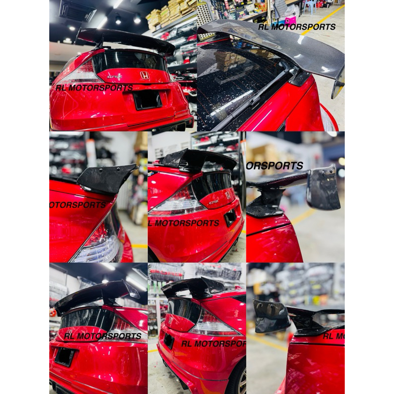 Honda CR-Z Crz JS racing rear boot trunk top GT spoiler wing lip zf1 ...