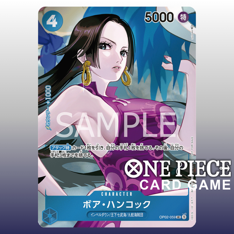 One Piece Card OP02-059 UC Boa Hancock (Parallel) | Japanese TCG Paramount War OP-02 | Shopee ...