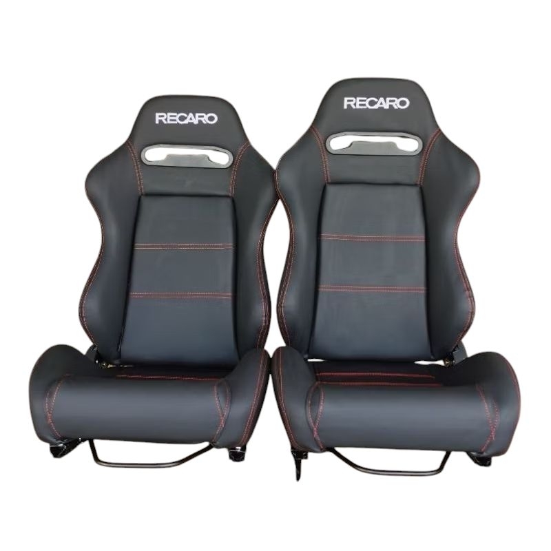 Sr3 Black Leather Drift Racing Car Semi Bucket Seat Sport Seat Kerusi ...