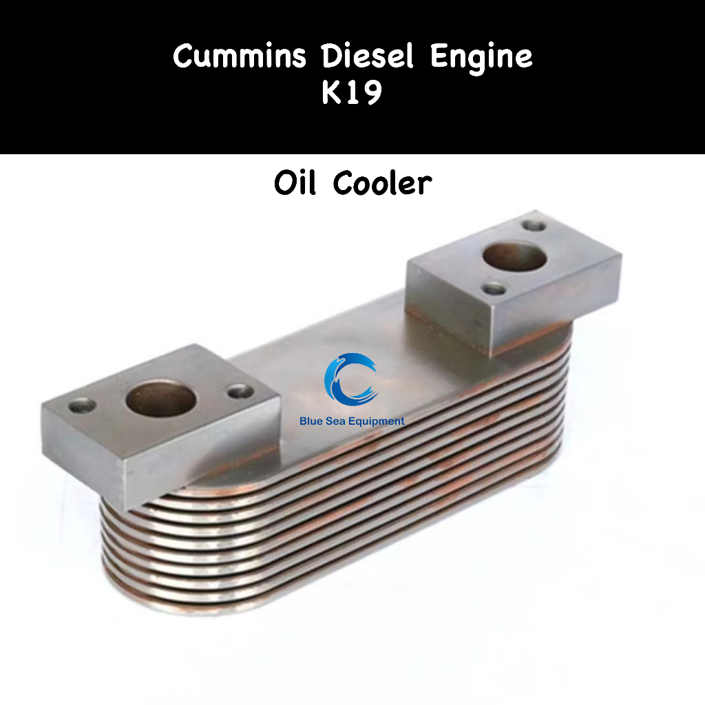 Oil Cooler for Cummins K19 / QSK19 - 4095097 / 3201785 Marine Diesel ...