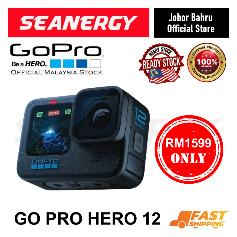 GoPro HERO 12 Black Action Camera for Scuba Diving Snorkeling ...
