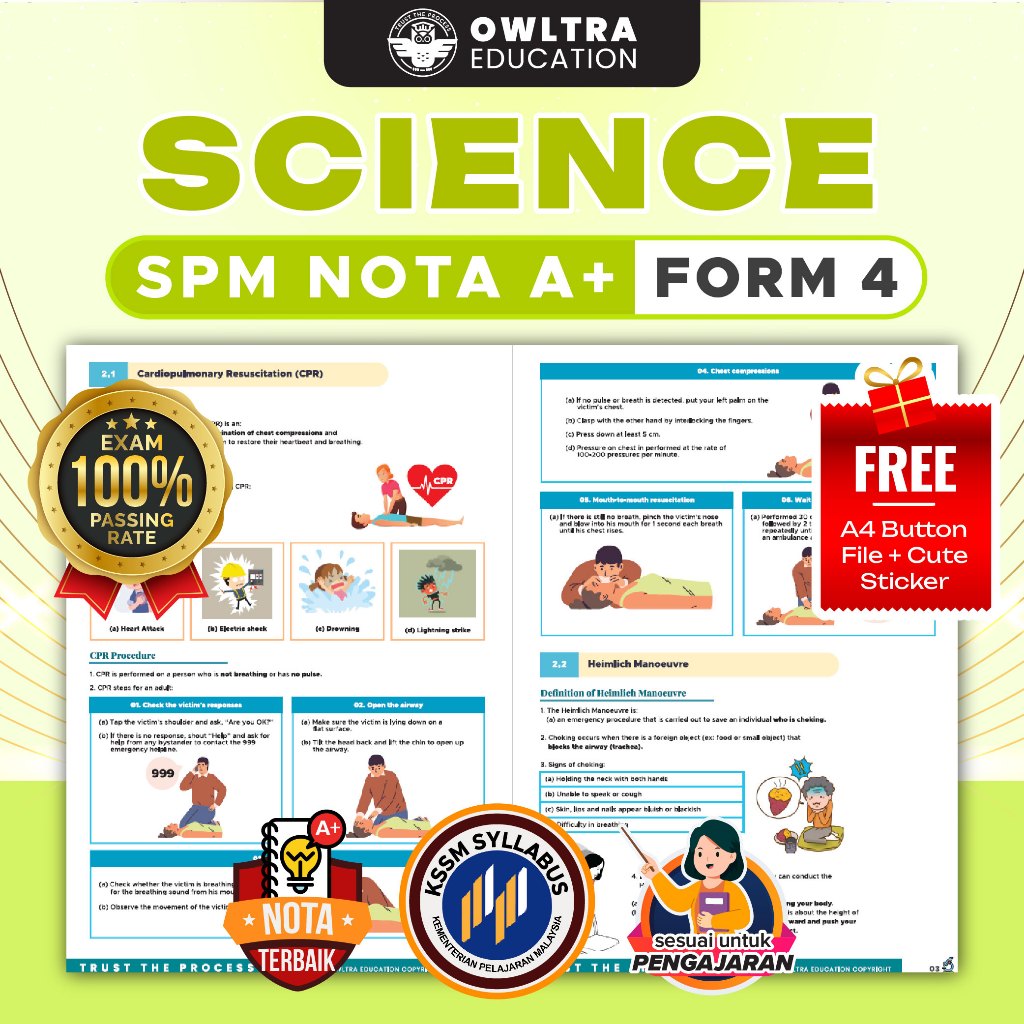 Nota Science UASA Tingkatan 4 SPM Nota A+ (Printed Note) | Shopee Malaysia
