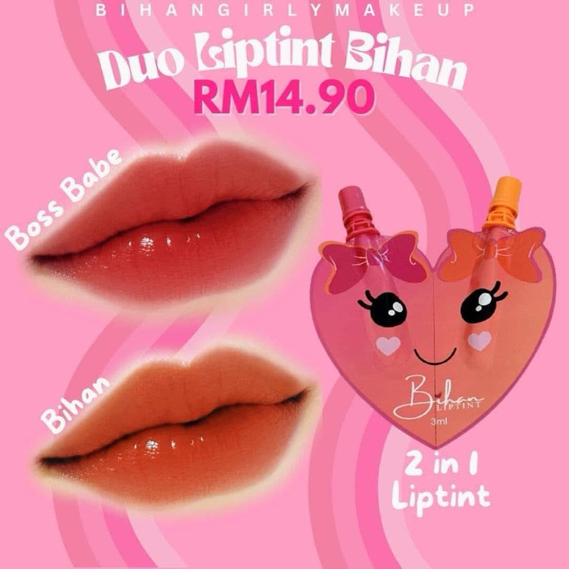 LIPTINT BIHAN / MOISTURIZER / CONCEALER / CONTOUR / SUNSCREEN | Shopee ...