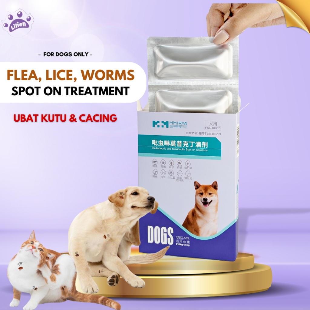 Spot-On Frontline Advocate Advantage Cat Dog Flea, Lice and Deworm (3 ...