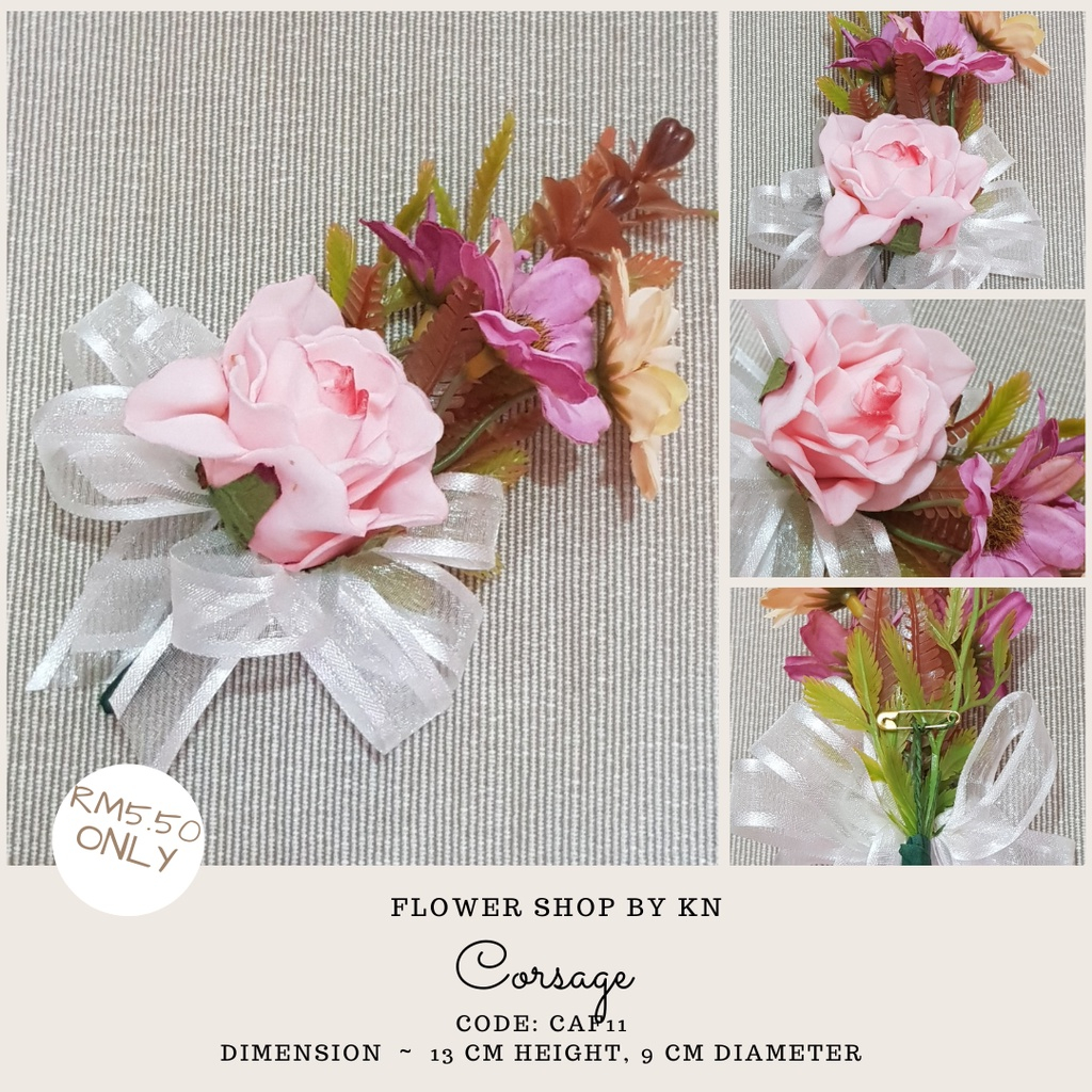 Corsage / Bunga Penanggah / Bunga Dada | Shopee Malaysia