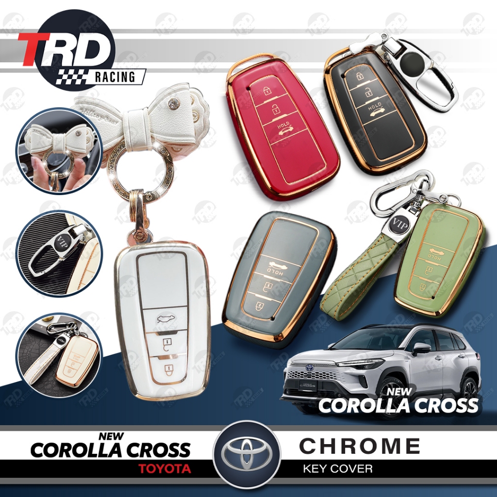 [𝐏𝐑𝐄𝐌𝐈𝐔𝐌 𝐊𝐄𝐘 𝐂𝐎𝐕𝐄𝐑] NEW Toyota Corolla CROSS FACELIFT 2025 Case Sarung ...