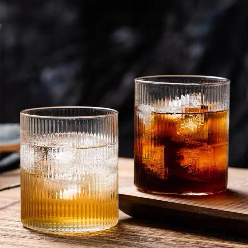 Ocean Pulse Series Double Rock Wine Glass Whisky Glass Water Juice ...