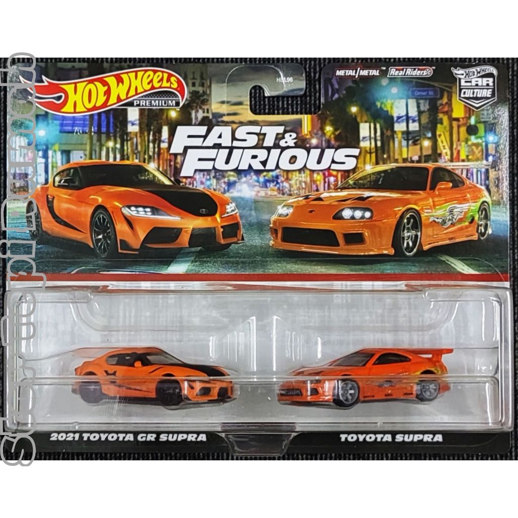 Hot Wheels Premium Car Culture 2-Pack Toyota Supra [HW Twin 2021 GR ...