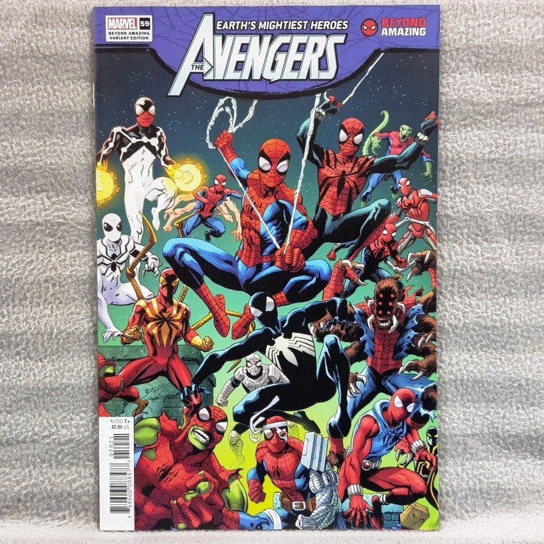 Avengers #59 Spider-Man Variant (8th Series Marvel Comics) Jason Aaron ...