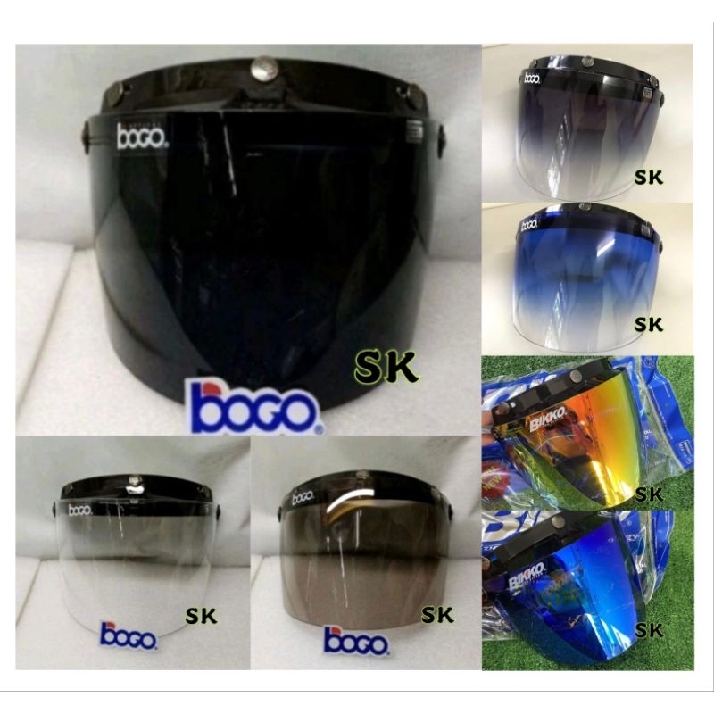 BOGO VISOR HELMET 3 BUTTON MHR MS88 SGV MAGNUM (READY STOCK ...