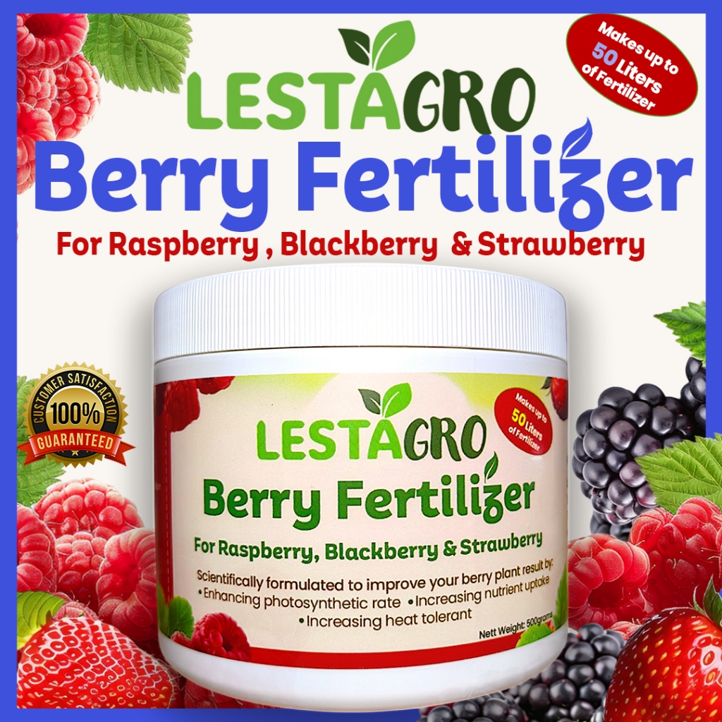 LESTAGRO Baja Raspberry, Blackberry & Strawberry Fertilizer fortified with Growth Bloom ...