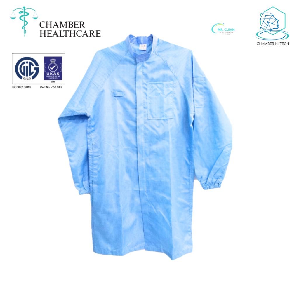Chamber's ESD Cleanroom Smock [Design: Normal; Collar: Band Style ...